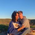 Lucky Blue Smith et son épouse Nara Pellman. Janvier 2020. - Purepeople