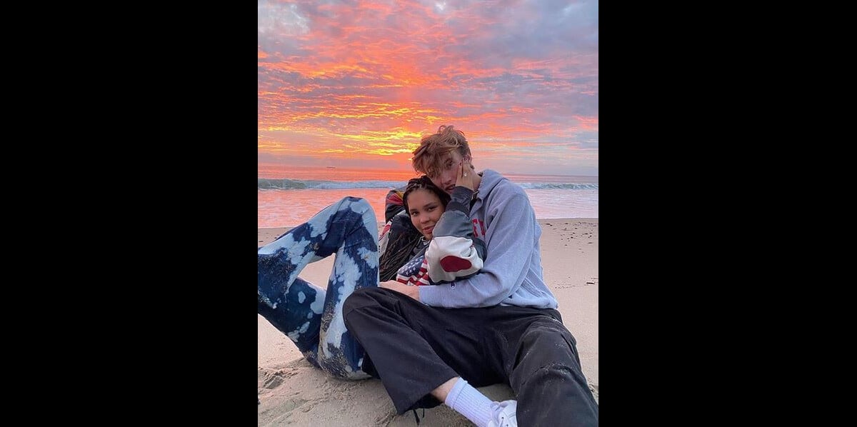 Photo : Lucky Blue Smith et son épouse Nara Pellman. Février 2020 ...