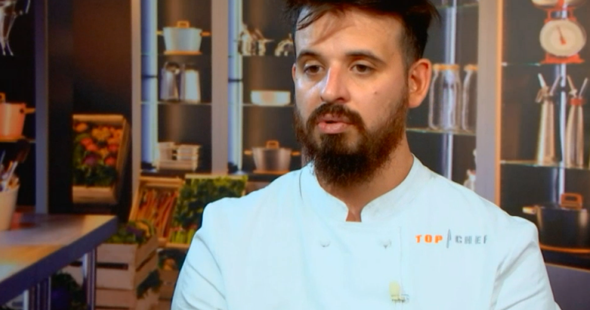 Adrien lors du deuxième épisode de Top Chef saison 11 sur M6, le 26 ...