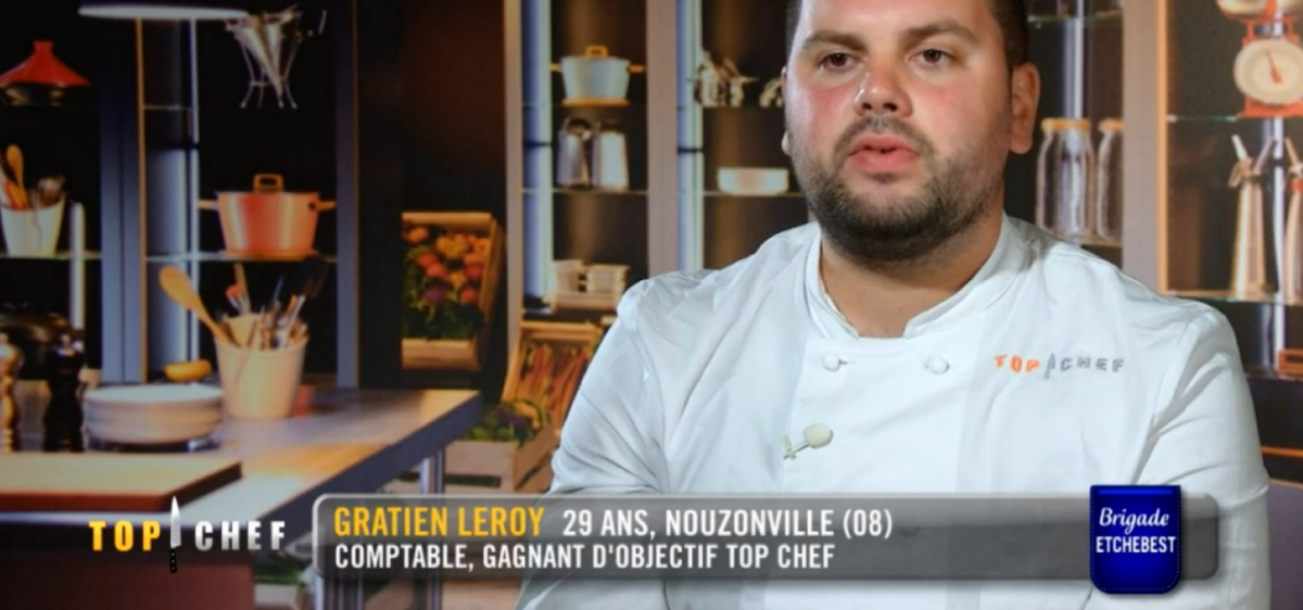 Photo : Gratien lors du deuxième épisode de "Top Chef" saison 11 sur M6 ...