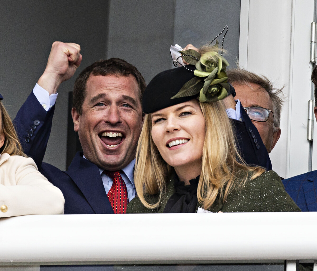 Photo : Peter Phillips et Autumn Phillips lors du premier jour du ...