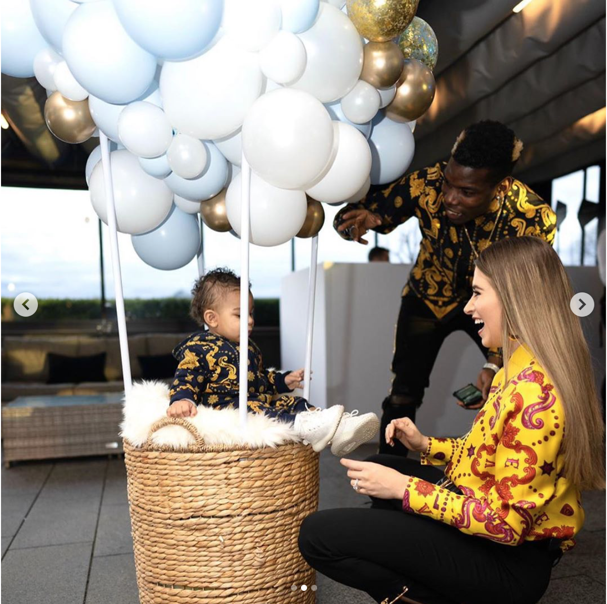Photo : Paul Pogba, son épouse Zulay Pogba et leur fils. Décembre 2019 ...