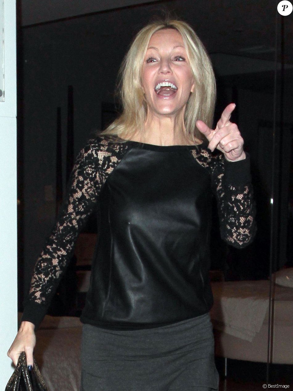 Heather Locklear sort avec des amies a West Hollywood, le 22 novembre ...