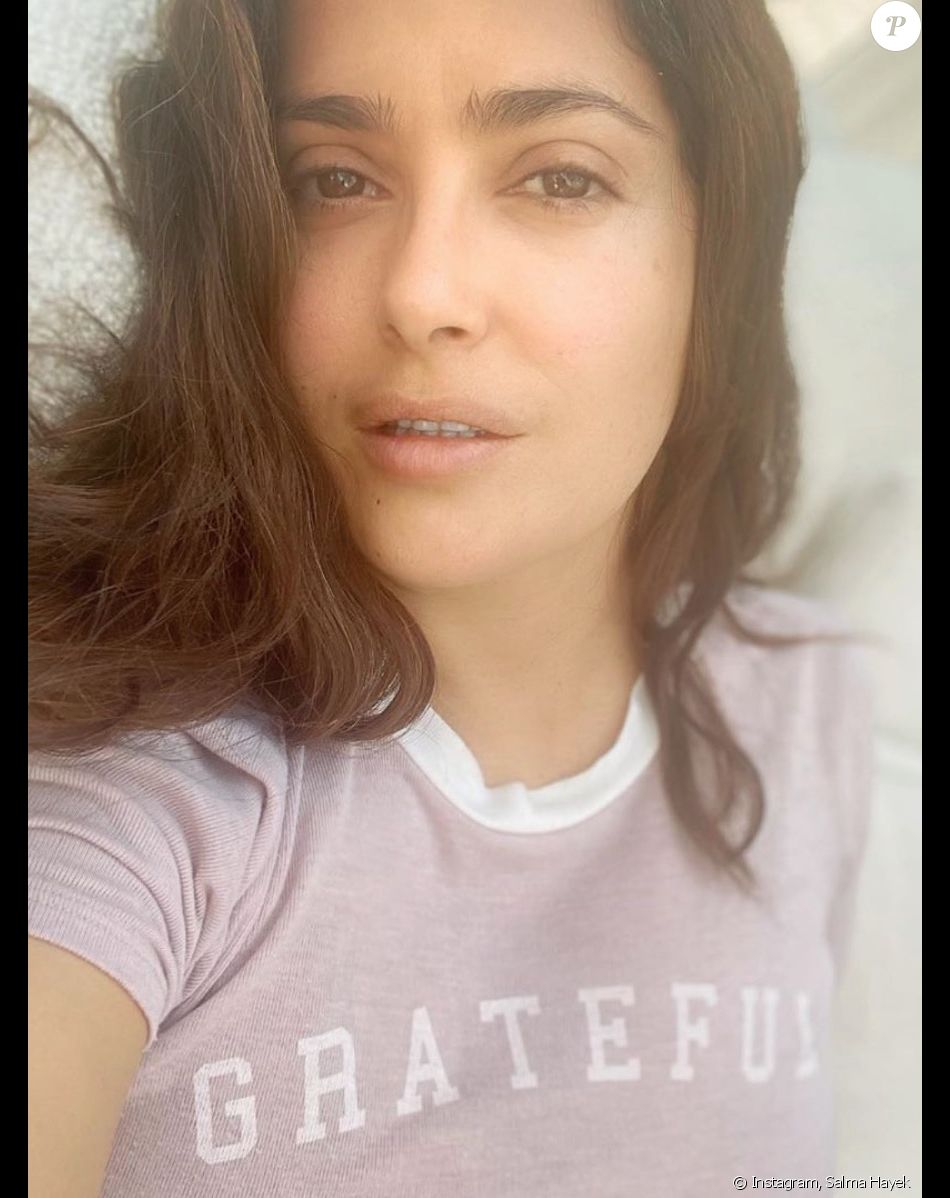 Salma Hayek sur Instagram, le 26 avril 2020. - Purepeople