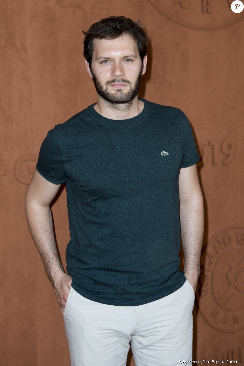 Hugo Becker au village lors des internationaux de tennis de Roland ...