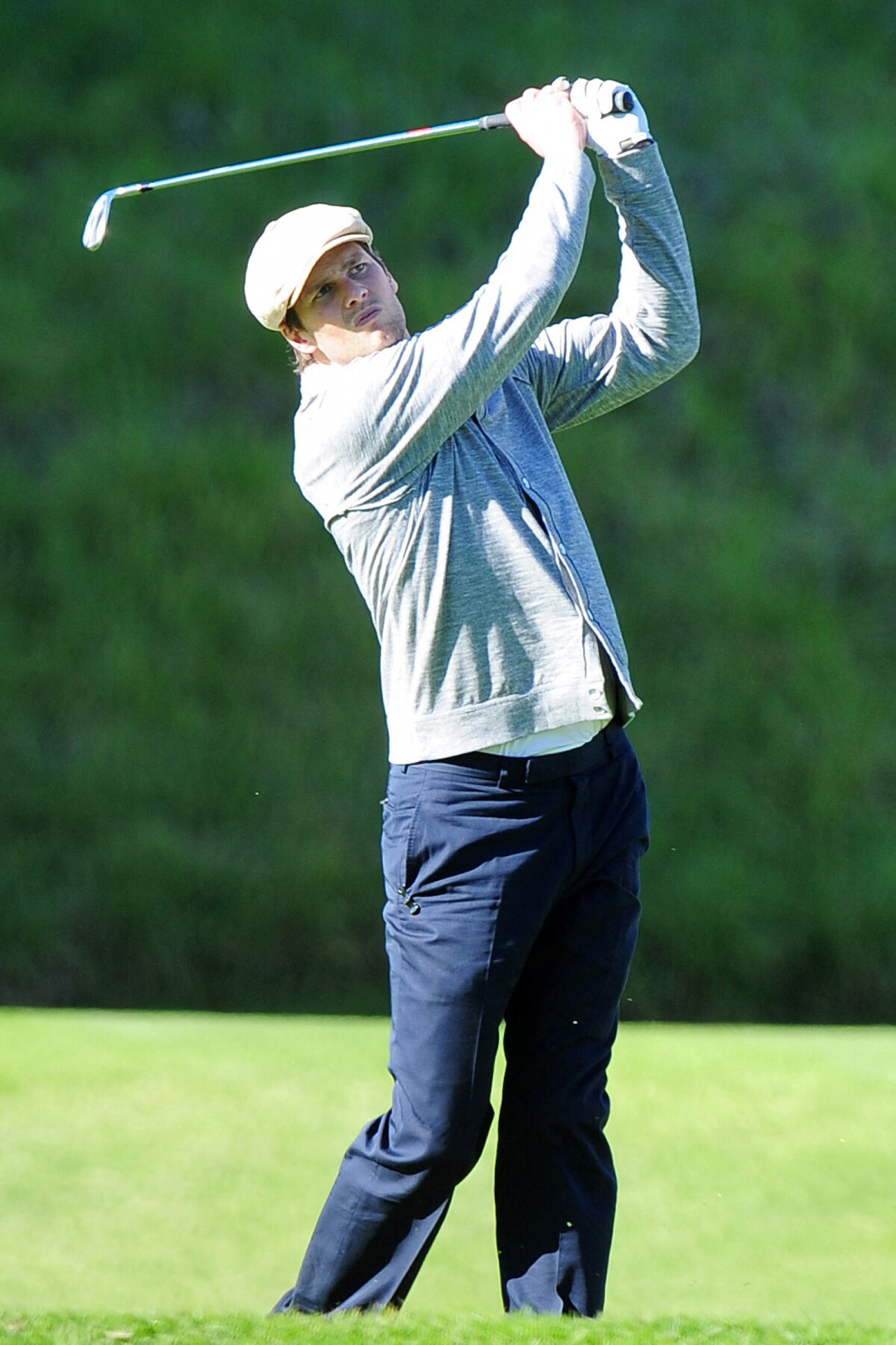 Photo : Tom Brady joue au golf à Pacific Palisades. Janvier 2013 ...