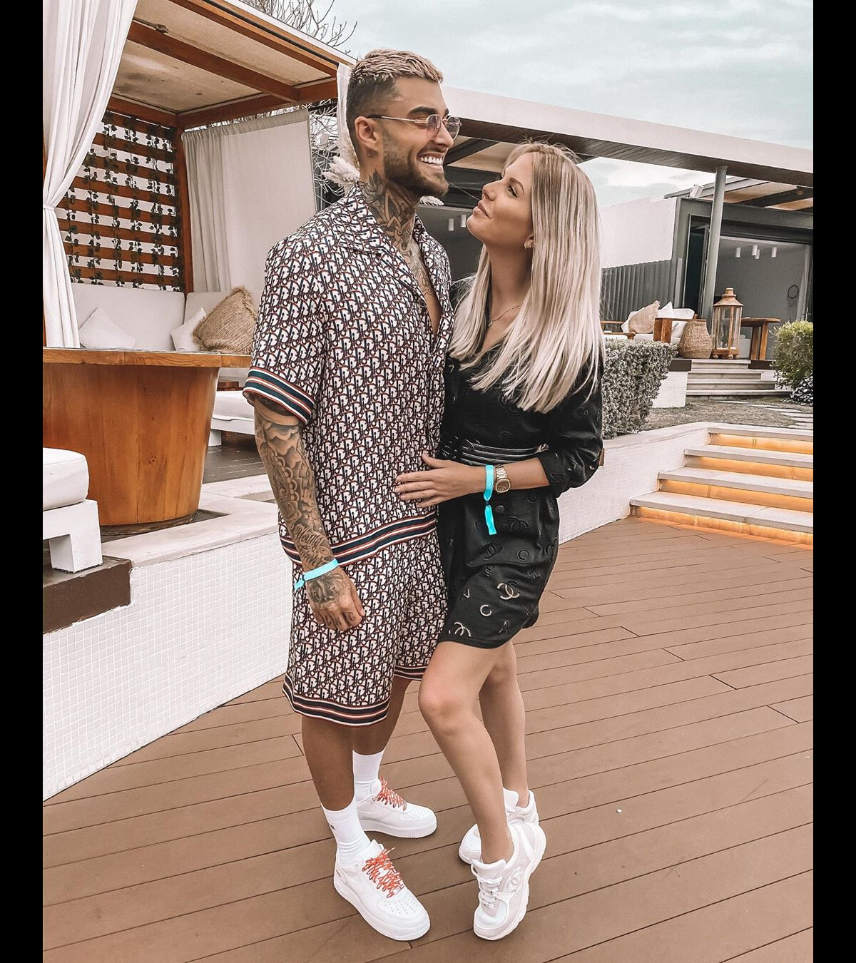 Photo : Thibault Garcia et Jessica Thivenin sur Instagram, le 15 mars ...
