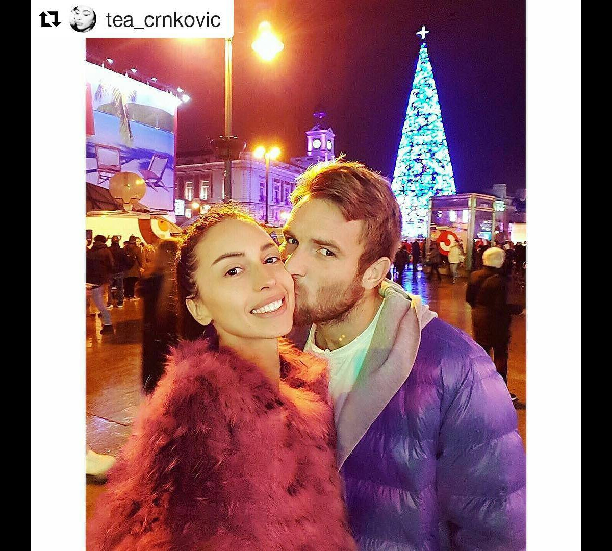 Photo : Le footballeur serbe Aleksandar Katai et sa femme Tea Katai ...