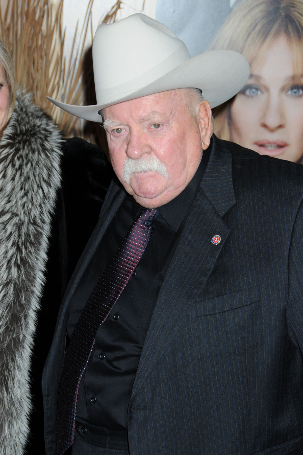Photo : Wilford Brimley en décembre 2009 à la première de Où sont ...