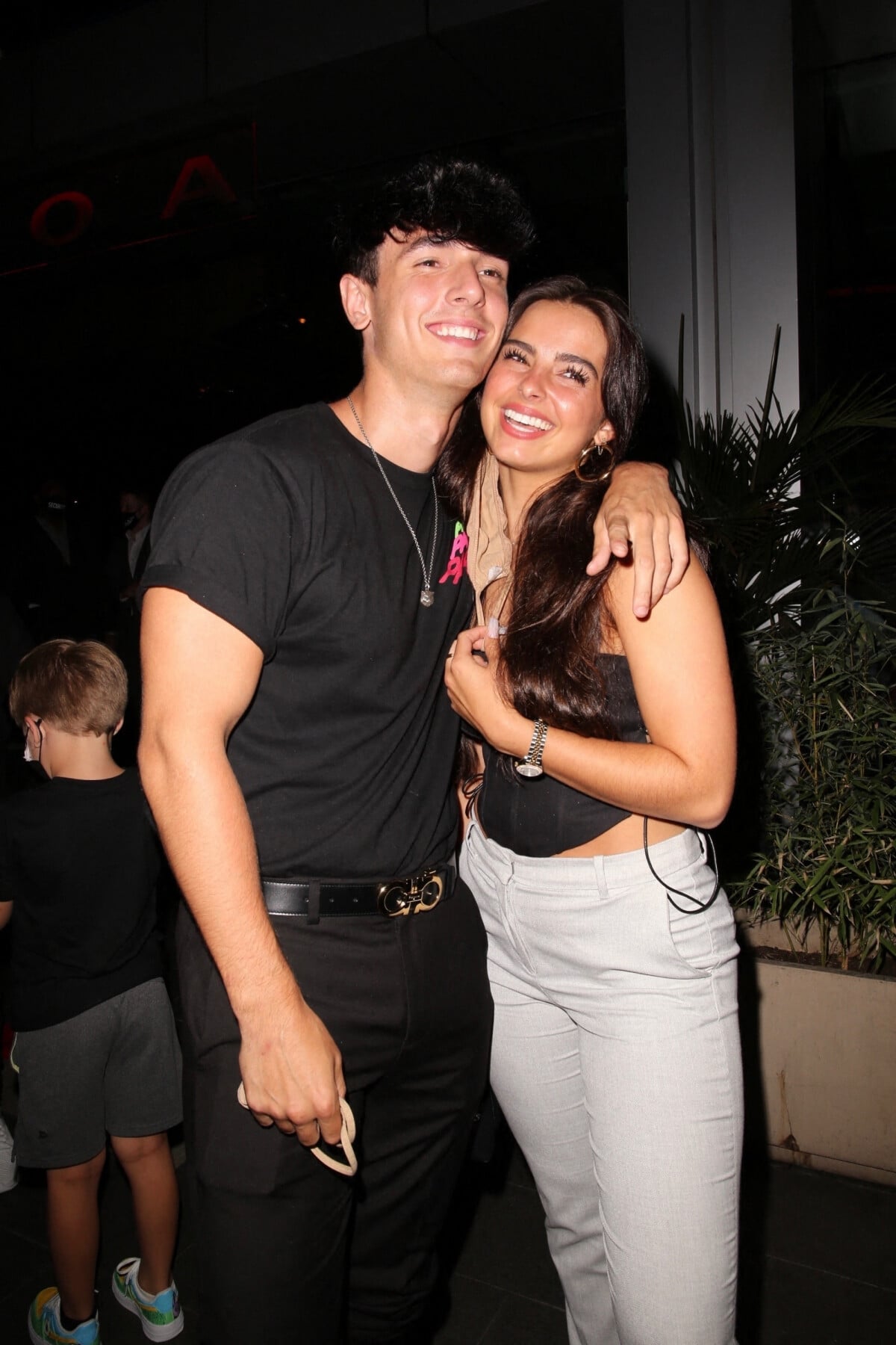 Photo : La star de Tik Tok, Addison Rae, 19 ans, et son compagnon Bryce ...