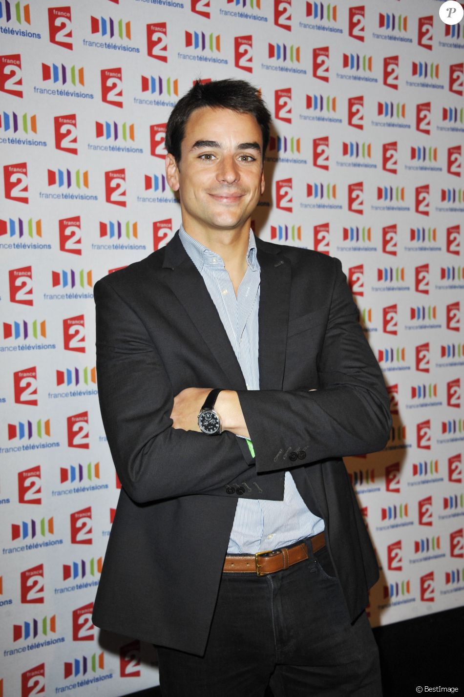 Julian Bugier à la conférence de presse de la rentrée de France 2 au ...