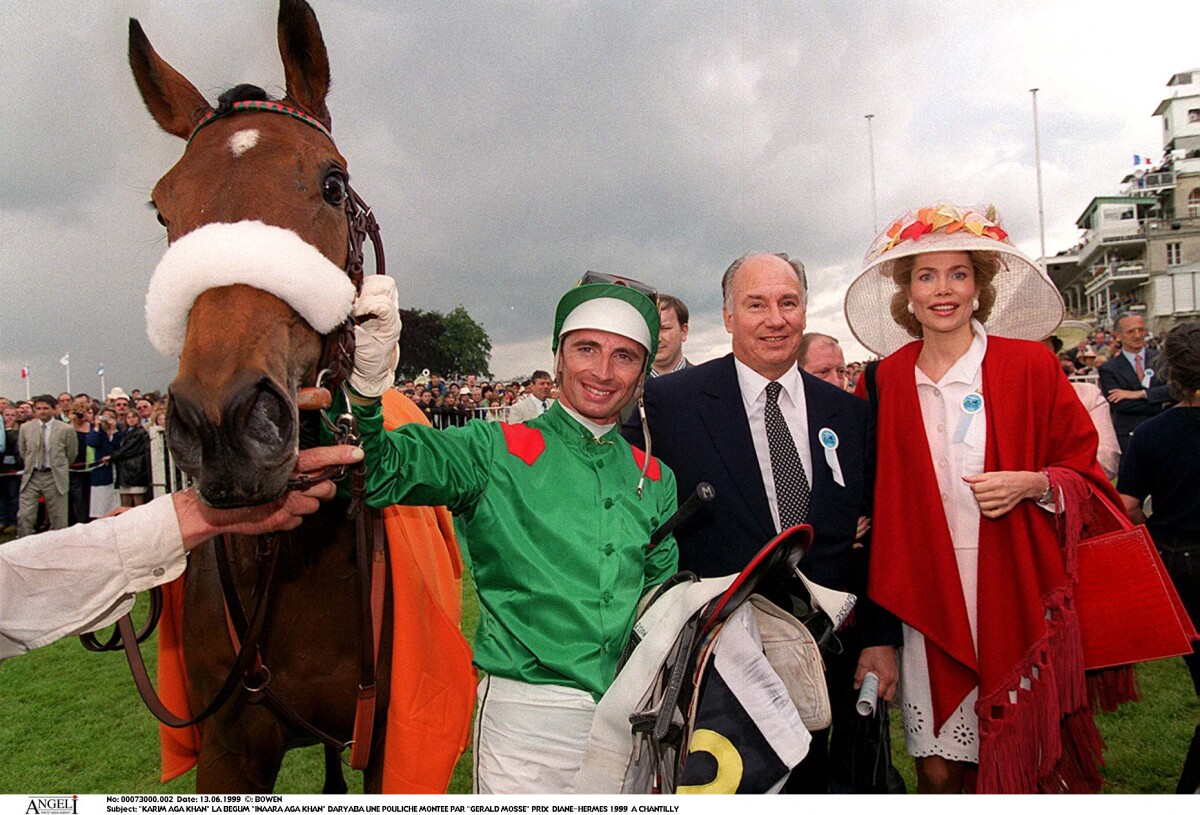 Photo : Le célèbre Jockey Gérald Mossé en 1999. - Purepeople