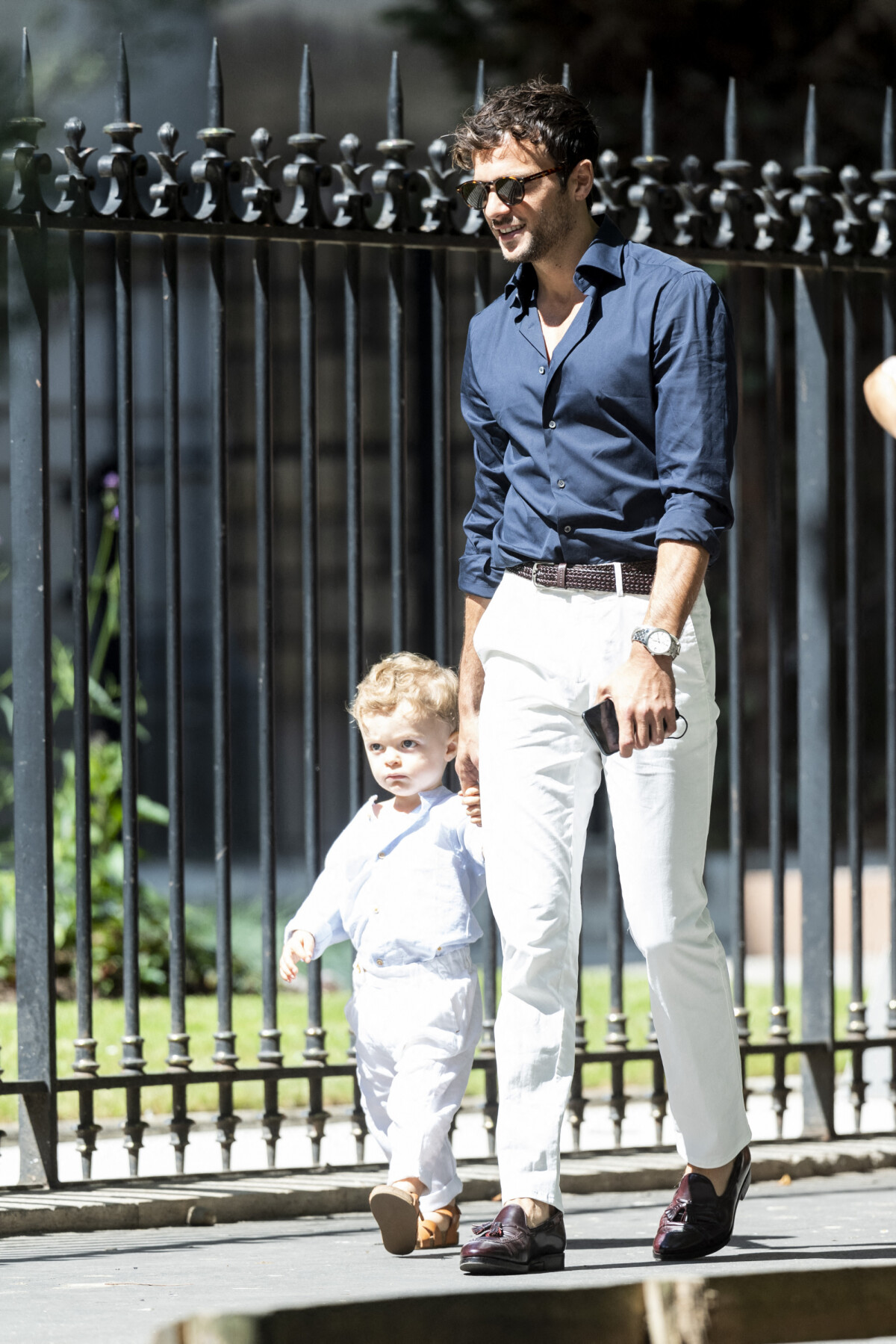 Photo : Hugo Philip et son fils Marlon - Caroline Receveur et Hugo ...