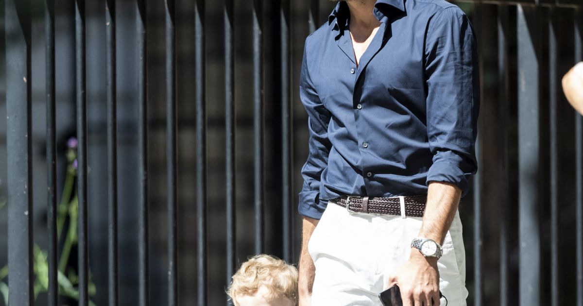 Hugo Philip et son fils Marlon - Caroline Receveur et Hugo Philip ...