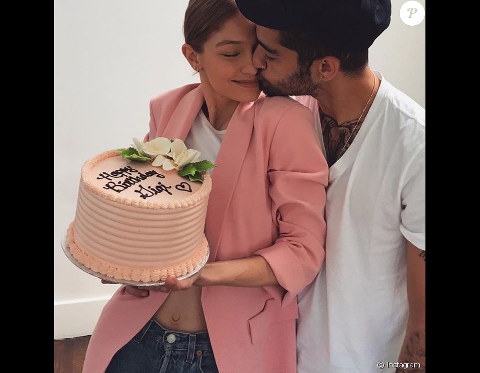 Gigi Hadid et Zayn Malik en avril 2017. - Purepeople