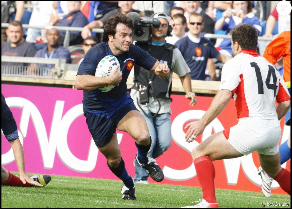 Christophe Dominici - Coupe du monde de rugby 2007 - Match France ...