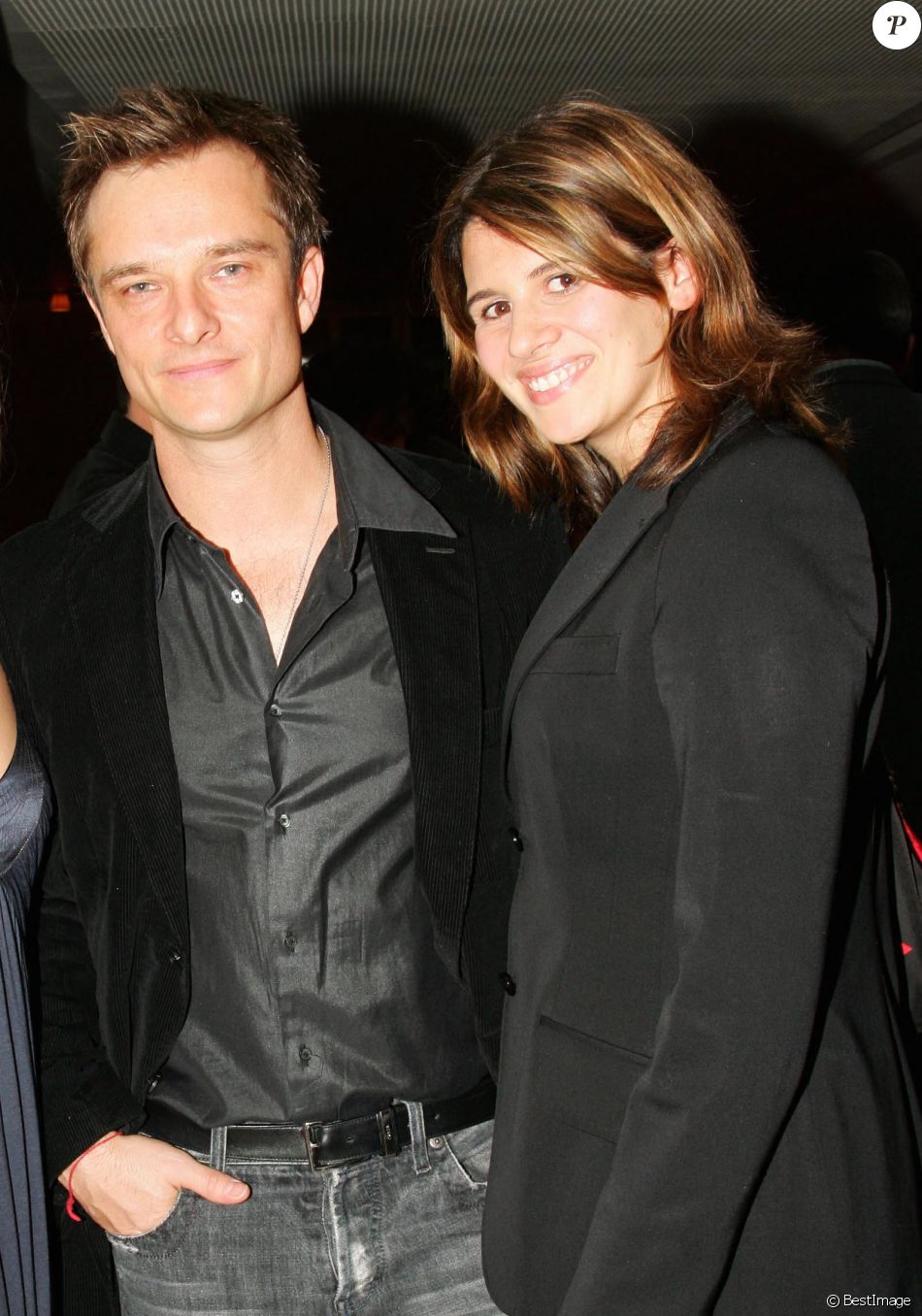 David Hallyday et son épouse Alexandra Pastor à Paris en 2006. - Purepeople
