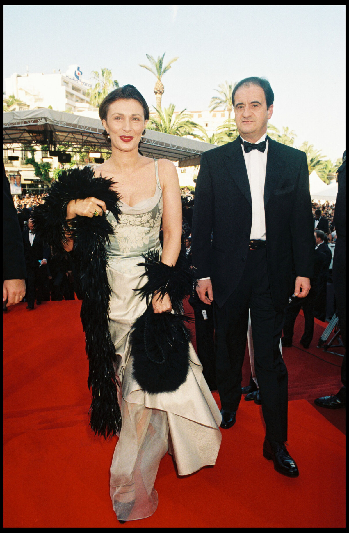 Photo : Pierre Lescure et Frederique Fayles - Archives. 1998 - Purepeople