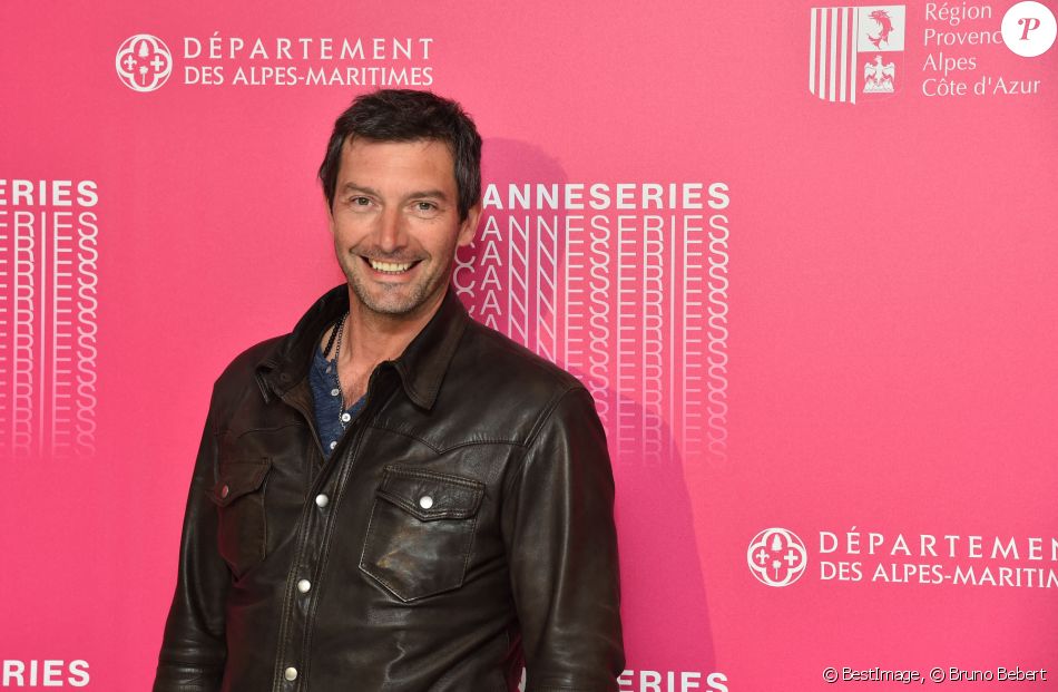 Franck Semonin, lors du photocall et de la conférence sur la série ...