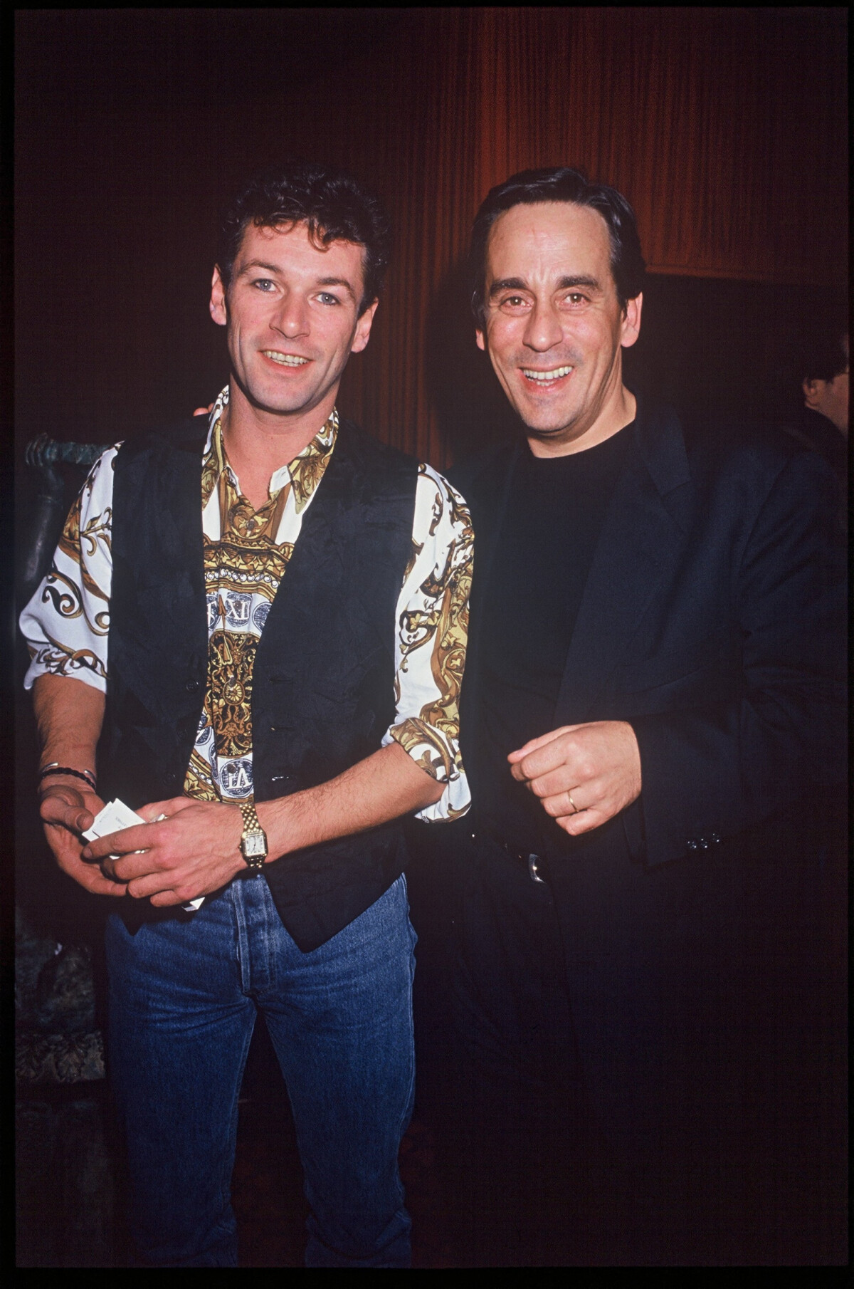Photo : Patrick Dupond et Thierry Ardisson en 1992. - Purepeople