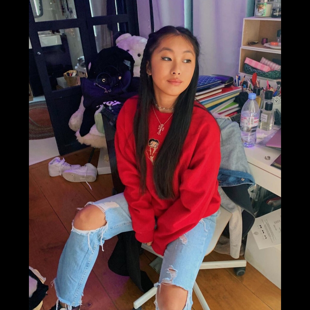 Photo : Jade Hallyday sur Instagram. Le 20 décembre 2020. - Purepeople