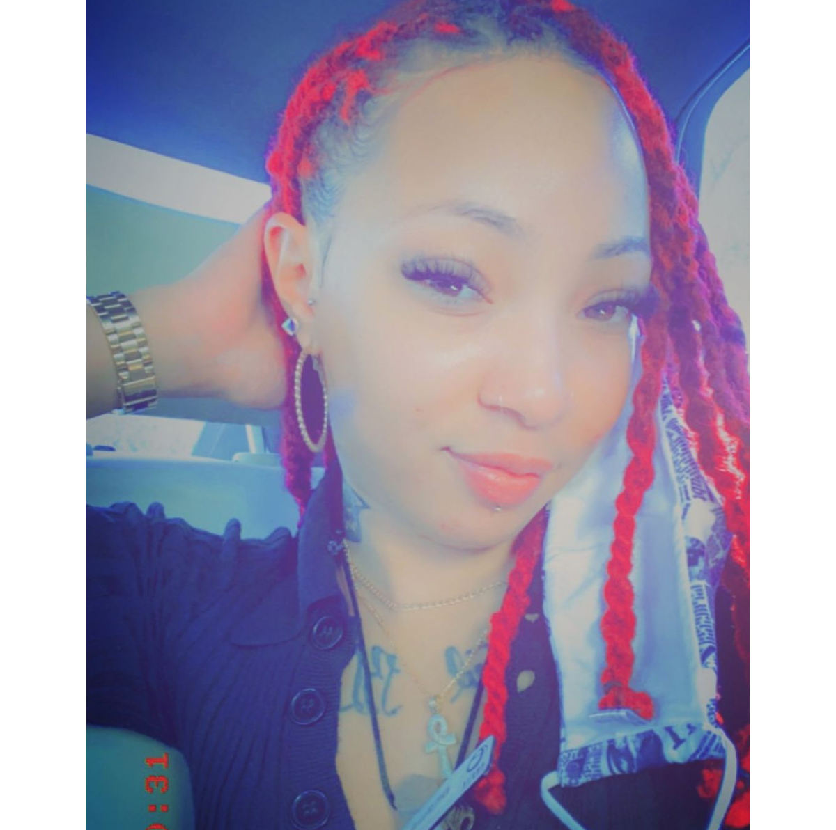 Photo : Deshayla Harris en juillet 2020. - Purepeople