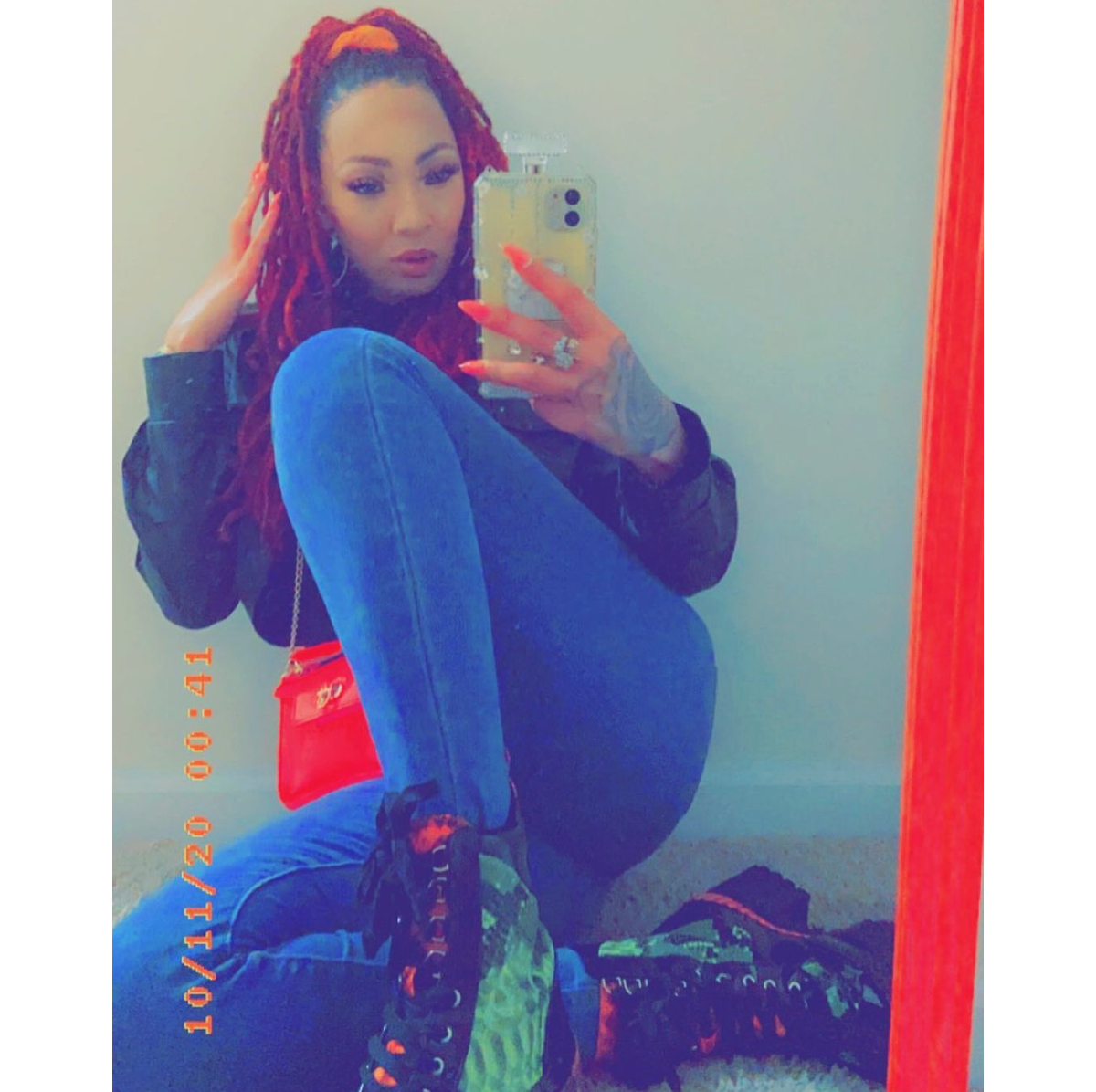 Photo : Deshayla Harris en octobre 2020. - Purepeople