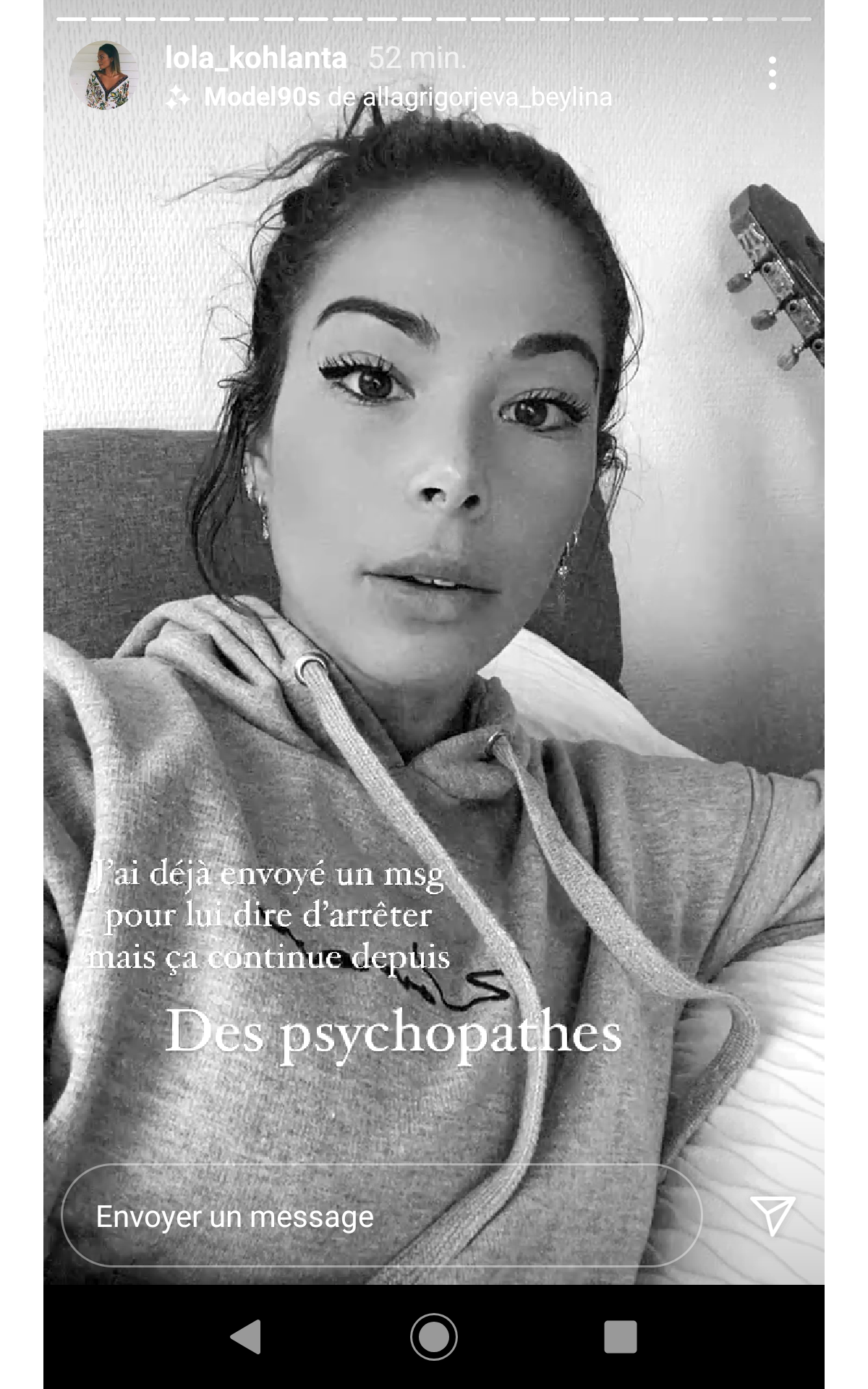 Photo : Lola de "Koh-Lanta" victime d'un fan vicieux et psychopathe ...