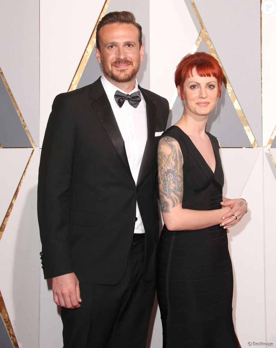 Jason Segel et sa compagne Alexis Mixter, - Arrivées à la 88ème ...