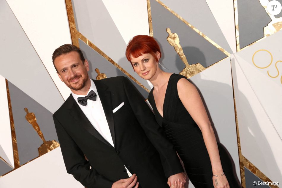 Jason Segel et sa compagne Alexis Mixter - Photocall de la 88ème ...