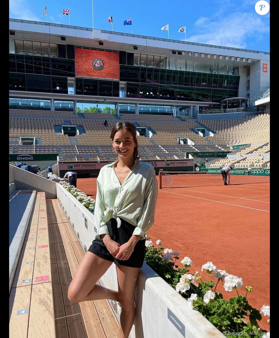 Alizé Lim à Roland-Garros, en juin 2021. - Purepeople
