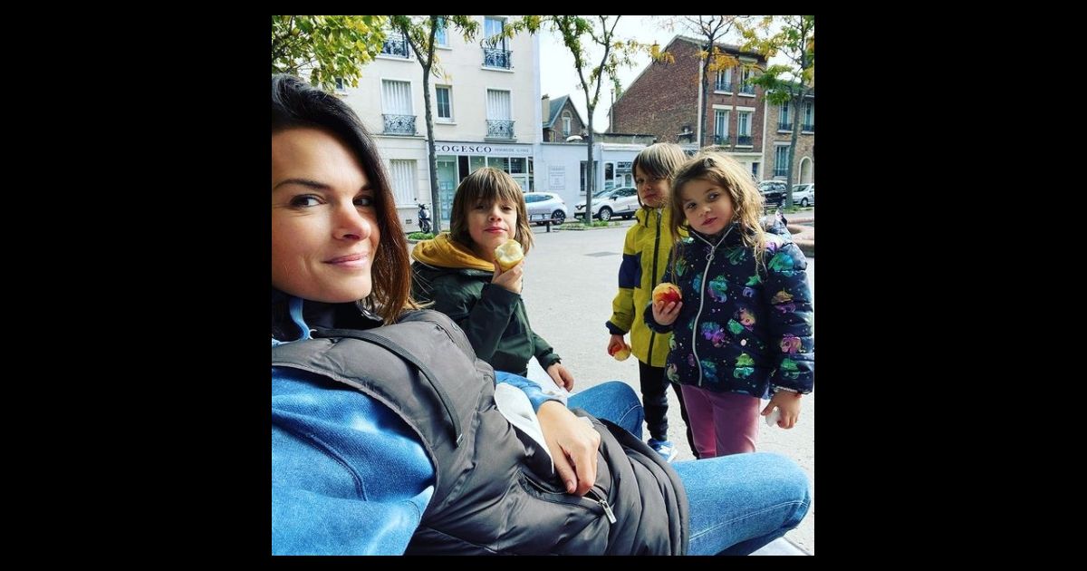 Erika Fleury en famille sur Instagram. Le 19 octobre 2020. - Purepeople