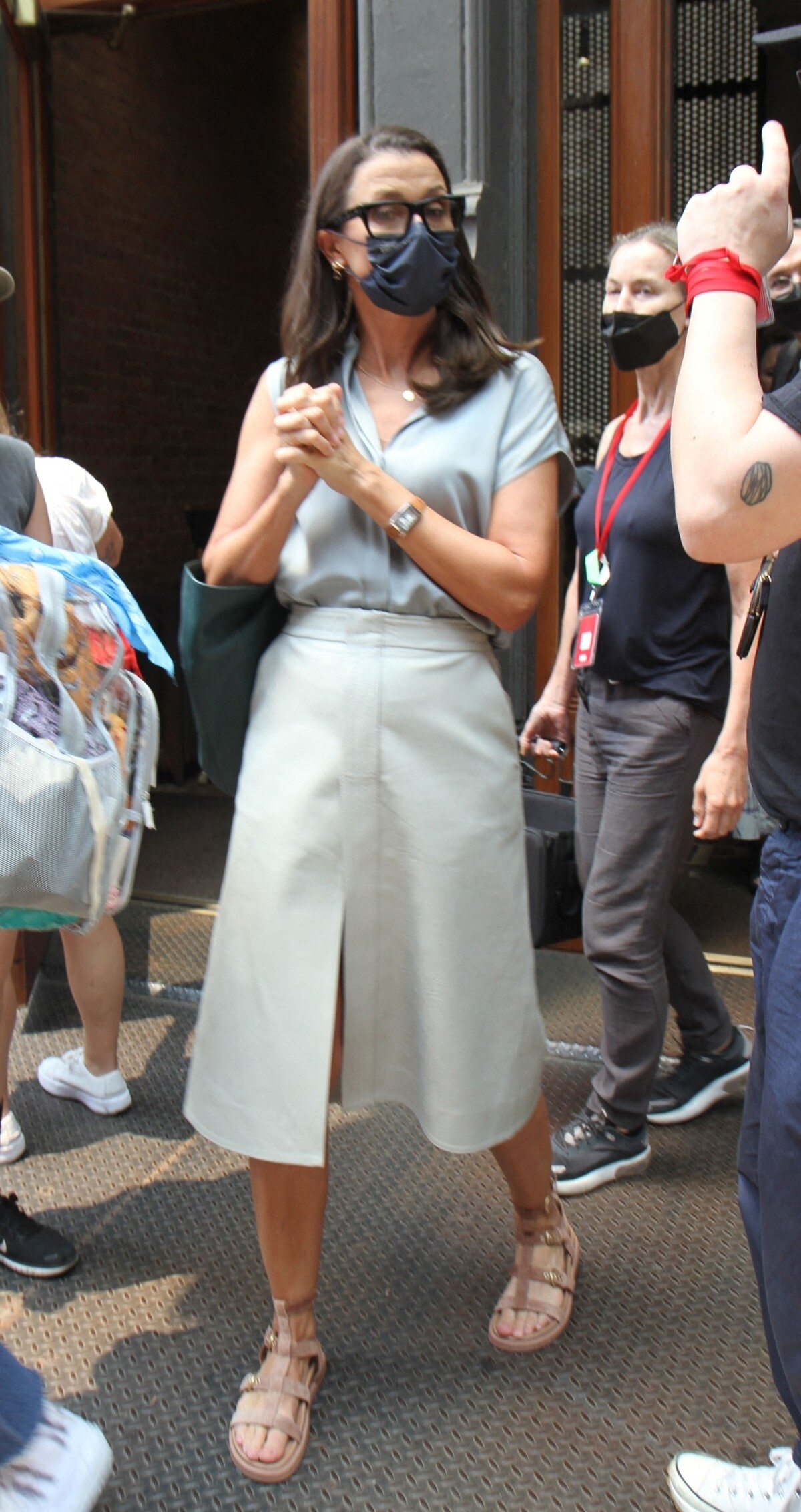 Photo : Kristin Davis sur le tournage de "And Just Like That" à New ...