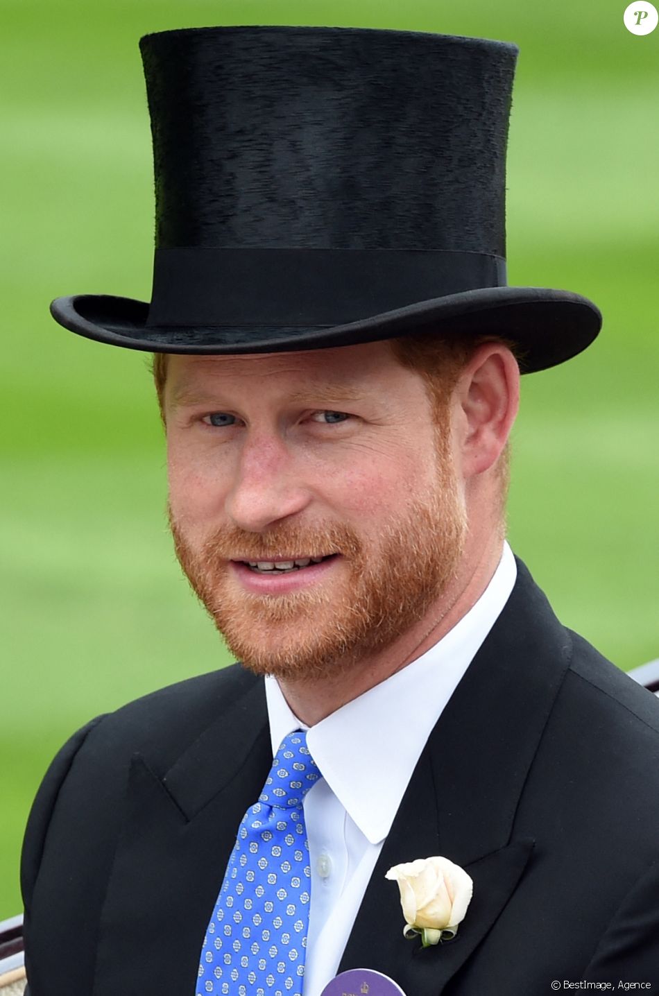 Le prince Harry, duc de Sussex lors du Royal Ascot 2018 à l'hippodrome ...