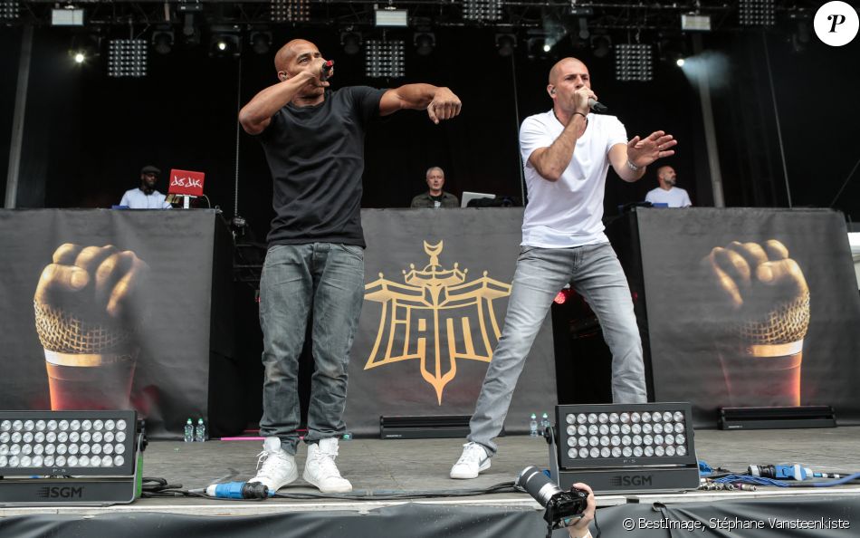Akhenaton et Shurik'n - Le groupe IAM en concert lors du Festival ...