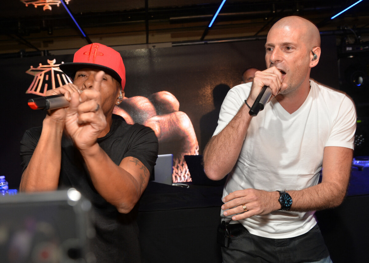 Photo : Akhenaton et Shurik'n. Showcase du groupe "IAM" à la Villa ...