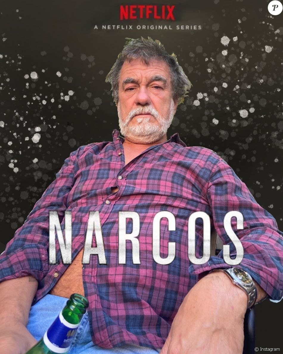 Olivier Marchal se la joue Pablo Escobar. Janvier 2021 - Purepeople
