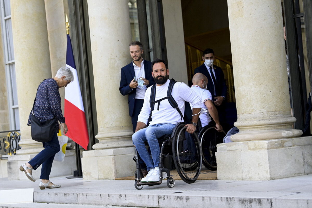 Photo : Michael Jeremiasz assiste à la cérémonie consacrée aux ...
