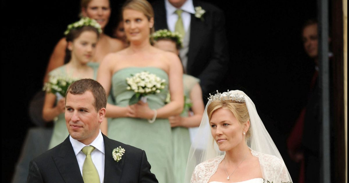 Mariage de Peter et Autumn Phillips à Windsor en 2008. - Purepeople