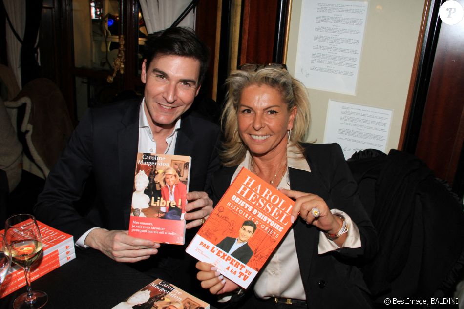 Harold Hessel, Caroline Margeridon - People à la soirée Signature des ...