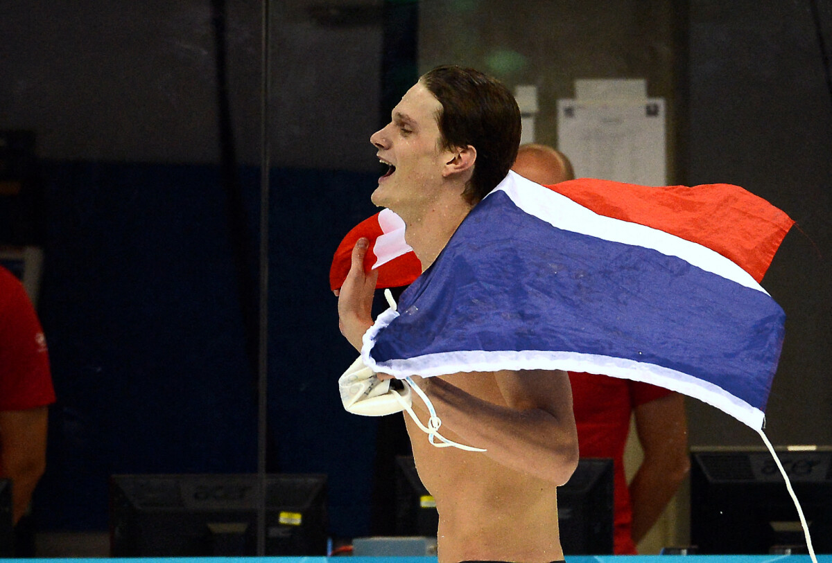 Photo : Archive - Yannick Agnel (fra) - 200m nage libre lors des Jeux ...
