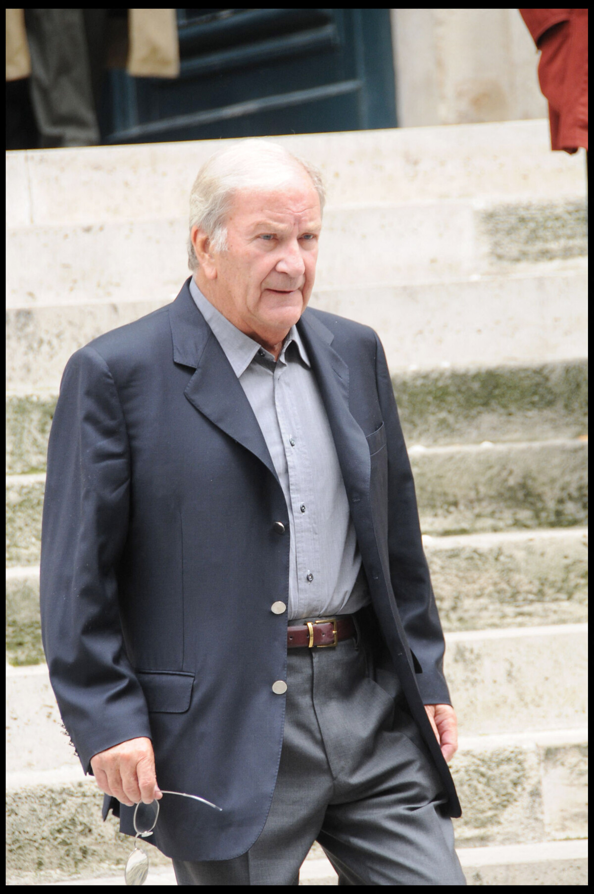 Photo : Pierre Mondy - Obsèques d'Helene Bossis à Paris - Purepeople