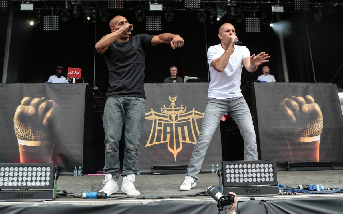 Photo : Akhenaton et Shurik'n - Le groupe IAM en concert lors du ...