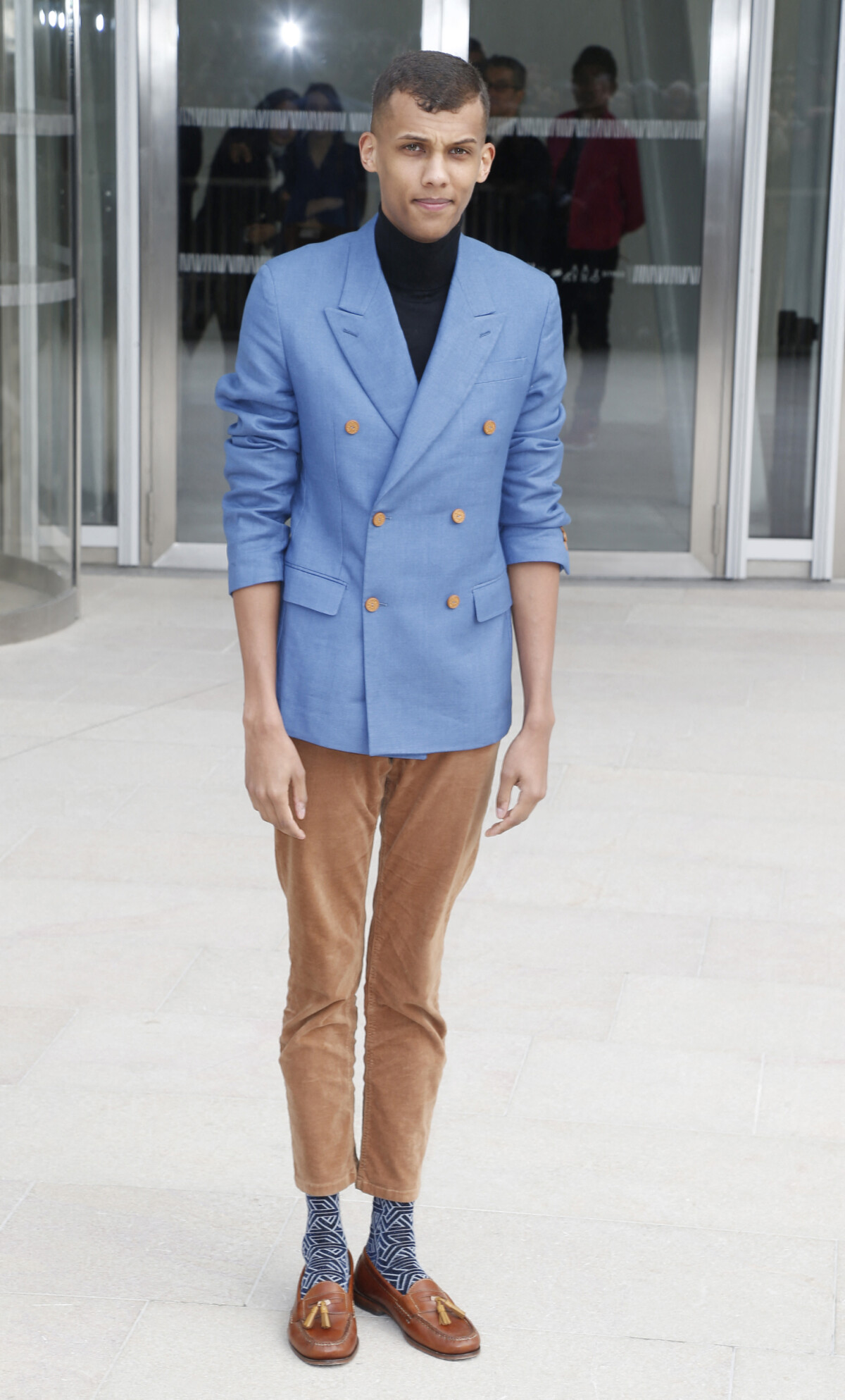 Photo : Le chanteur Stromae - Sorties du défilé de mode "Louis Vuitton ...
