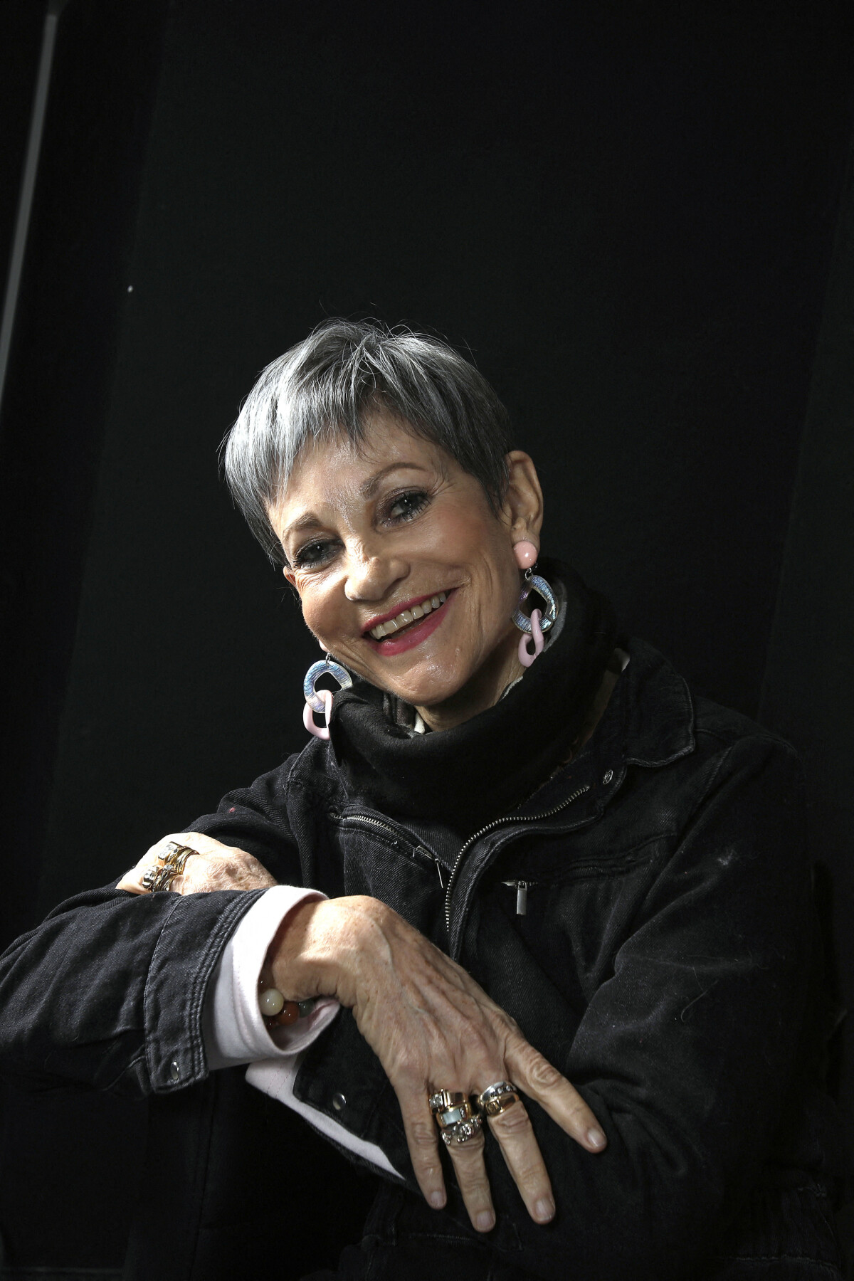 Photo : Portrait de Isabelle Morini-Bosc, lors de l'enregistrement de l ...