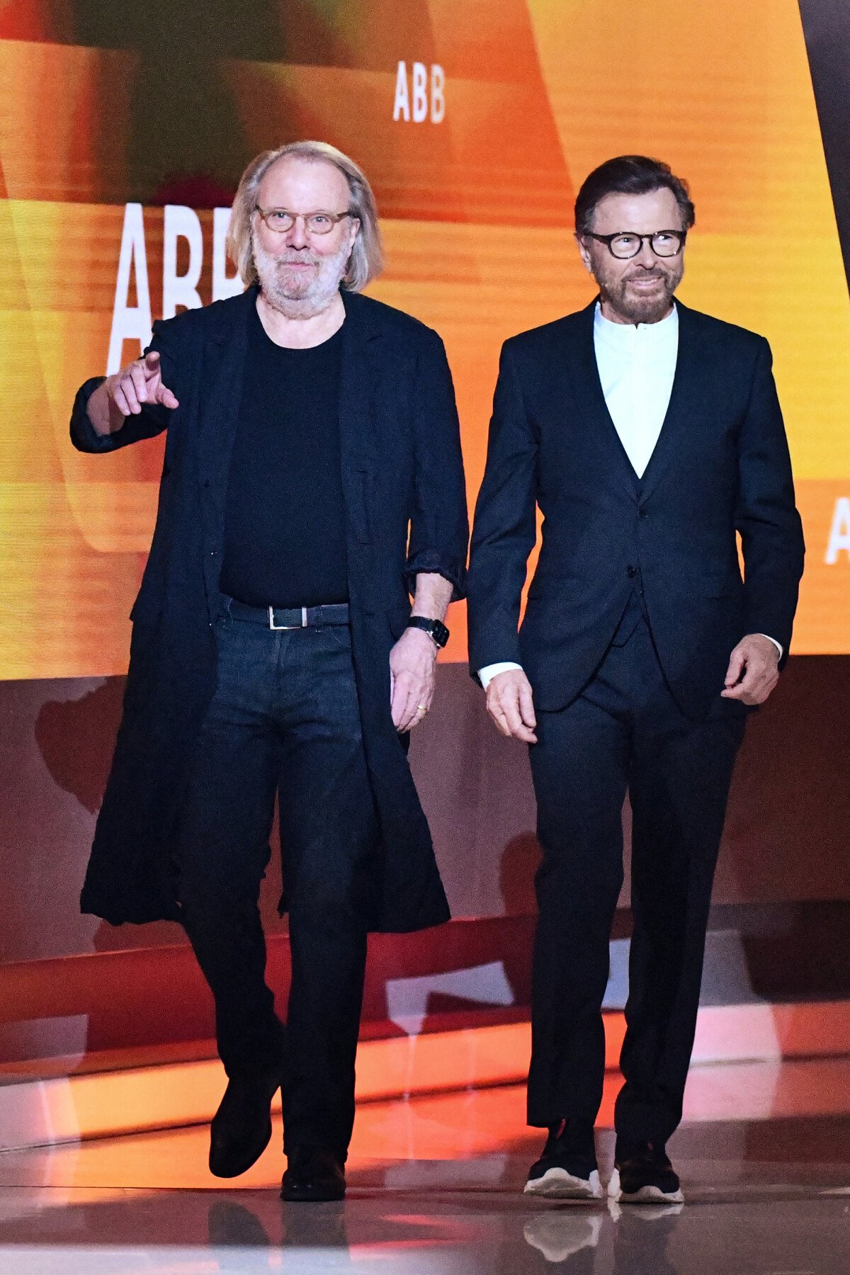 Photo : Benny Andersson (Abba), Björn Ulvaeus (Abba) - Plateau de l ...
