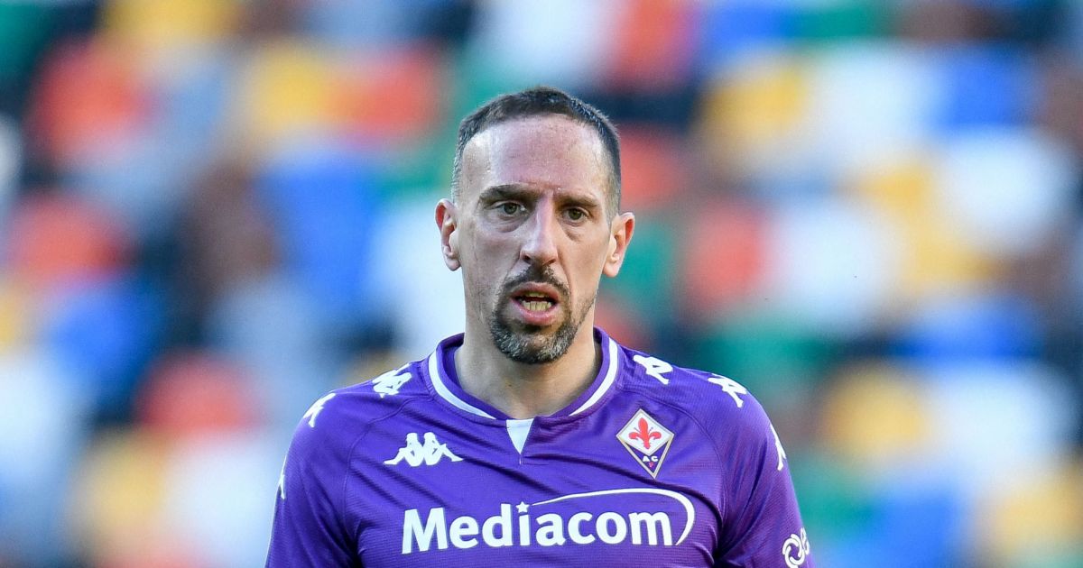 Franck Ribéry (ACF Fiorentina) lors d'un match de championnat Serie A ...