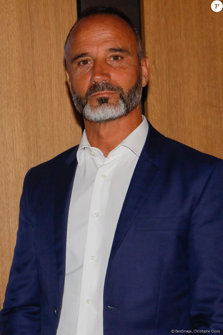 Eric Di Meco - Conférence de presse de rentrée de RMC Sport à Altice Campus à Paris, France, le ...