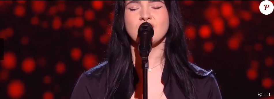 Ambriel dans The Voice 2022, émission du 26 mars sur TF1 - Purepeople