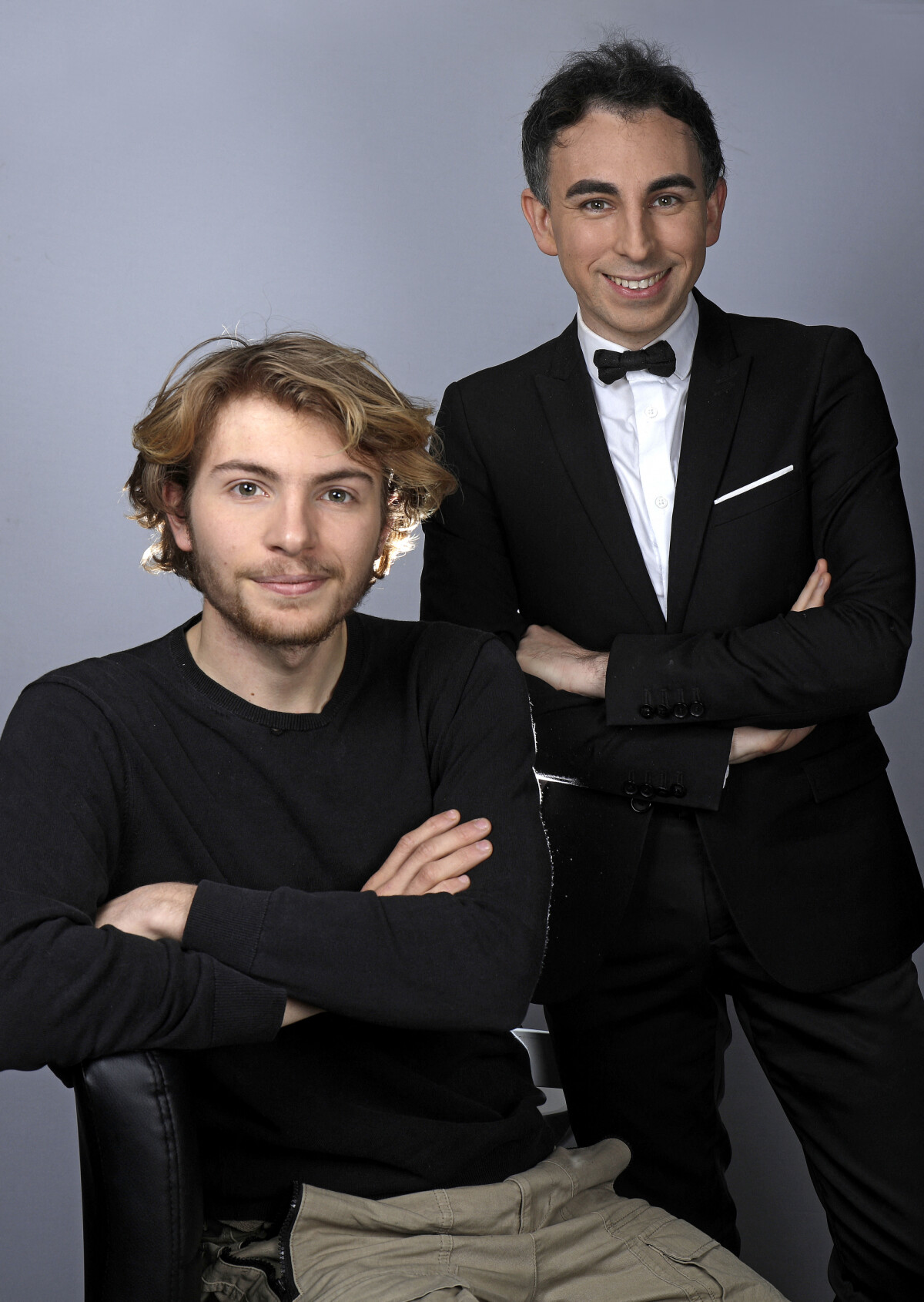 Photo : Exclusif - Arthur Germain et Jordan de Luxe posent lors de l ...